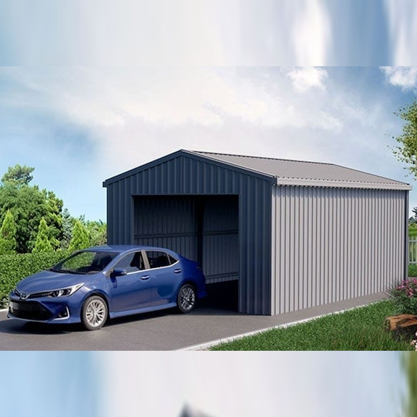 UBild Economy Double Garage 6m x 6m with Roller Doors | Spanbilt Direct